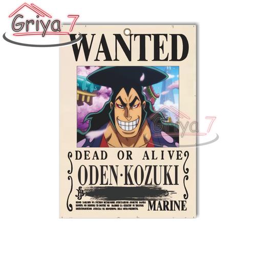 Jual BOUNTY ONE PIECE HIASAN DINDING POSTER KAYU ANIME OP KOZUKI ODEN ...