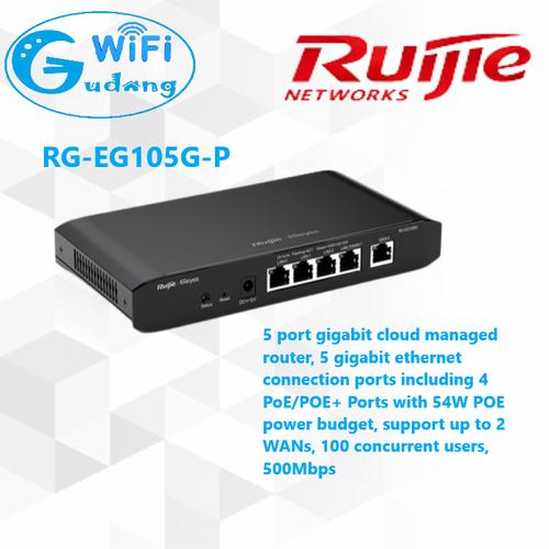 Jual Ruijie RG-EG105G-P RG-EG Series Gigabit Cloud Managed Router ...