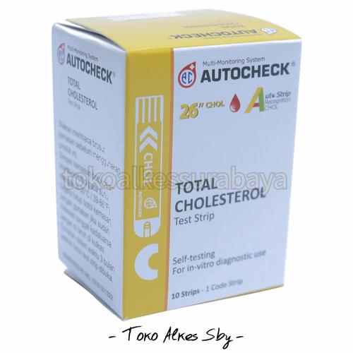 Jual AUTOCHECK TEST STRIP CHOLESTEROL / AUTOCHECK TES STRIP KOLESTEROL ...