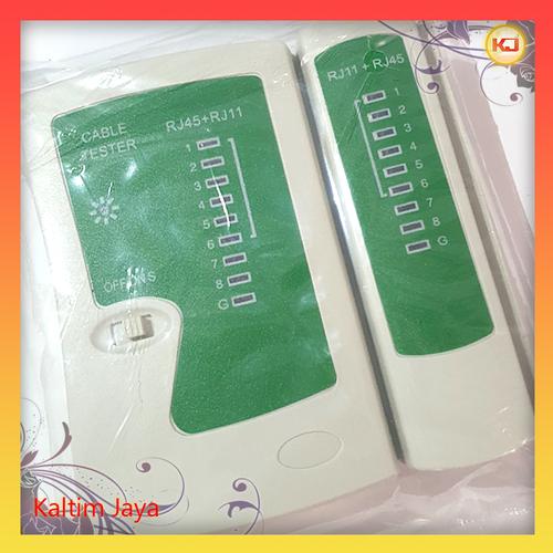 Jual Tester Kabel Data LAN RJ45 + Telepon RJ11 / Alat Tes RJ 45 + 11 ...