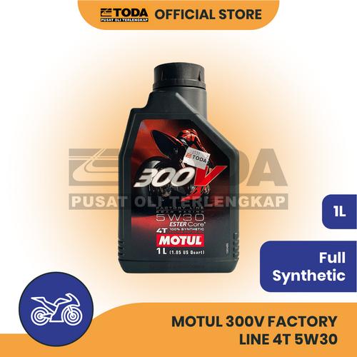 Jual Oli Mesin Motul 300V Factory Line 4T SAE 5W30 1L Original - Oli Motor - Kota Tangerang ...