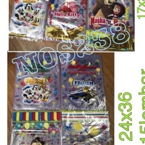 Jual PP Plastik Ulang Tahun Souvenir 17x36 @30lembar dan 24x36 ...