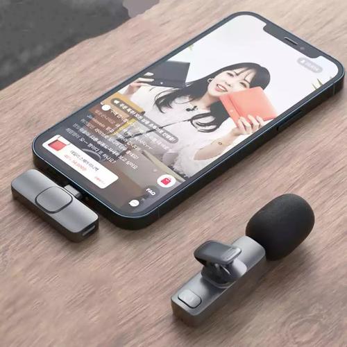 Jual Mini microphone Wireless bagus untuk live streaming/Rekaman - Mic ...
