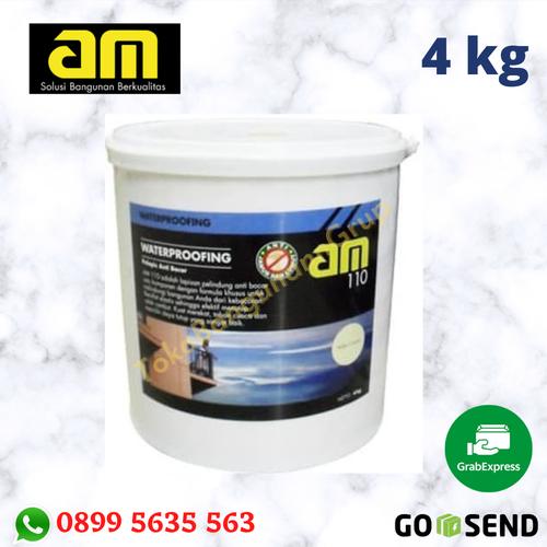 Jual AM 110 Cat Pelapis Anti Bocor / Waterproofing 4 kg - Silver Grey ...
