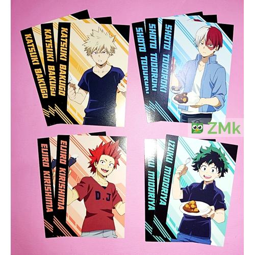 Promo Boku No Hero Academia Curry Animate Cards Todoroki Bakugo Eiji ...