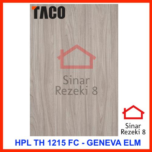 Jual HPL TACO TH 1215 FC / Geneva Elm / Woodgrain Urat Serat Kayu ...