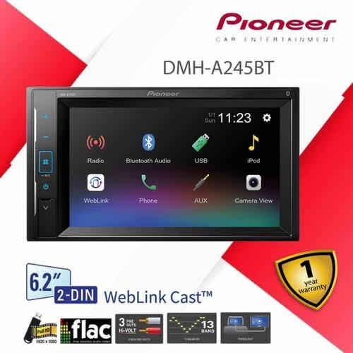 Jual Pioneer DMH A245BT - Head Unit Double Din 7" Weblink, Bluetooth - Kab. Tangerang - Sound ...