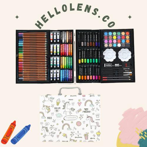Jual CRAYON SET 145PCS CRAYON KOPER MELUKIS ANAK ALAT MELUKIS KOPER ...