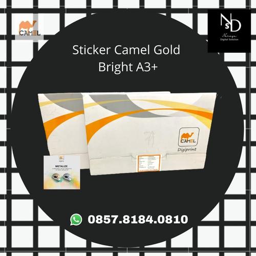 Jual Camel Sticker Gold Metalize stiker Vinyl Emas A3+ - Jakarta ...