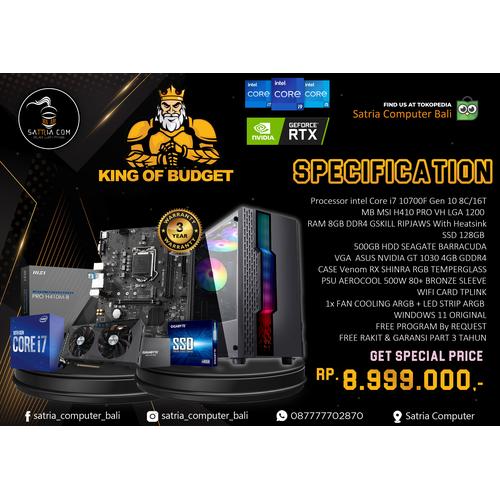 Jual KOMPUTER / PC RAKITAN GAMING INTEL CORE i7 10700F Gen 10 /8GB ...