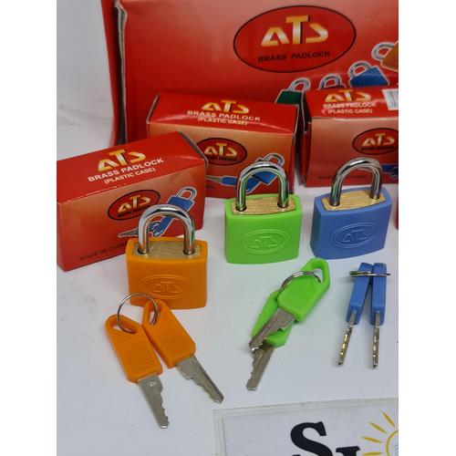Jual GEMBOK KUNINGAN WARNA WARNI ATS - 20 - Kota Surabaya ...
