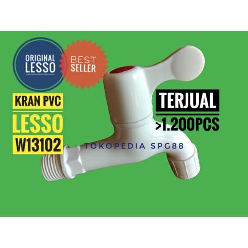 Jual Keran Plastik 1/2 inch Kran Tembok Kran Taman Kran PVC Lesso Stop ...