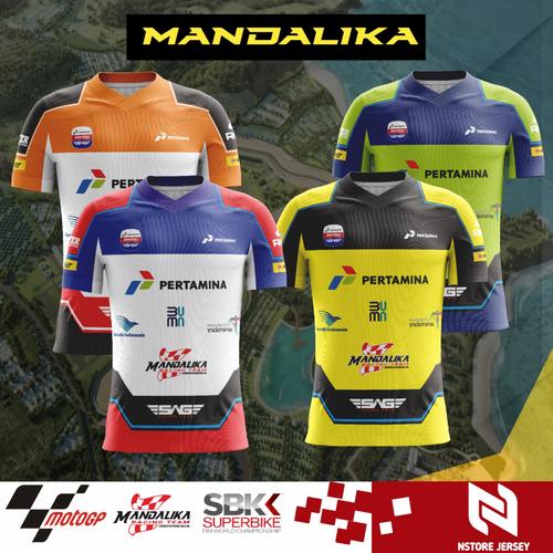 Jual kaos/Tshirt/jersey mandalika pertamina racing team - Biru, S - Kab ...