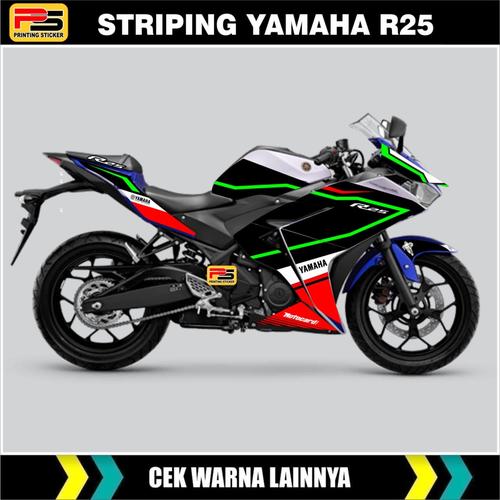 Jual STRIPING YAMAHA R25 LIVERY - pink - Kab. Bandung - razasticker ...