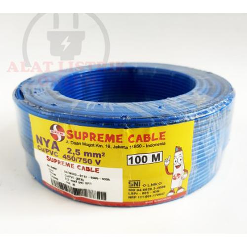 Jual KABEL NYA 2.5 MM 100M 100 M 100MTR ORI SUPREME - Biru - Kota Surabaya - Alat Listrik Onlen ...