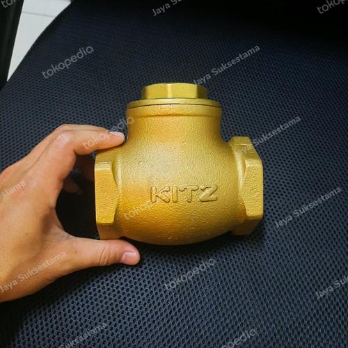Jual Swing Check Valve Kuningan 2" inch KITZ / Klep Tabok KITZ ORIGINAL ...