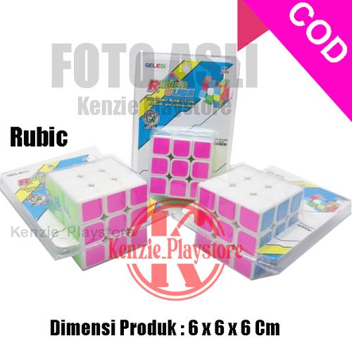 Jual Mainan Rubik Mainan Anak Magic Cube Rubik 3x3 Rubik Kubus Full ...