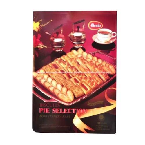 Jual Monde Biscuit Pie Selection 800g Biskuit Pai Aneka Rasa Kemasan ...