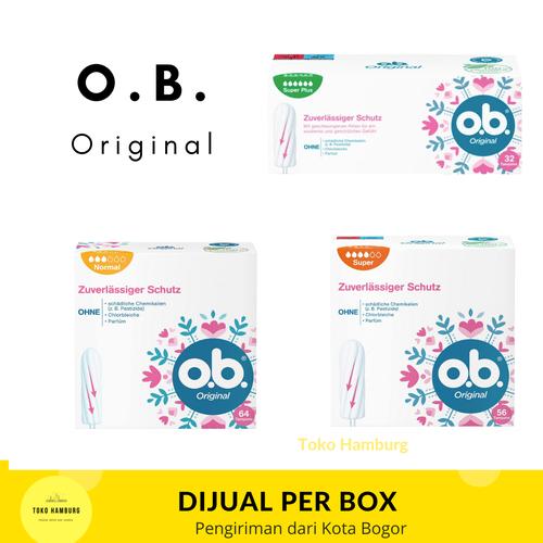 Jual Tampon OB Original per Box - normal 32 - Kota Bogor - Toko Hamburg ...
