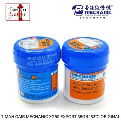Jual TIMAH CAIR TIMAH PASTA PASTA SOLDER MECHANIC XG50 35GR ORIGINAL ...