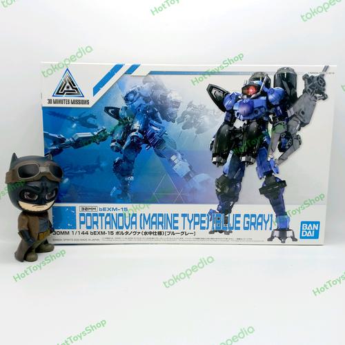 Jual [ MIB ] 30MM bEXM-15 Portanova Marine Type Blue Gray Bandai - Kab ...