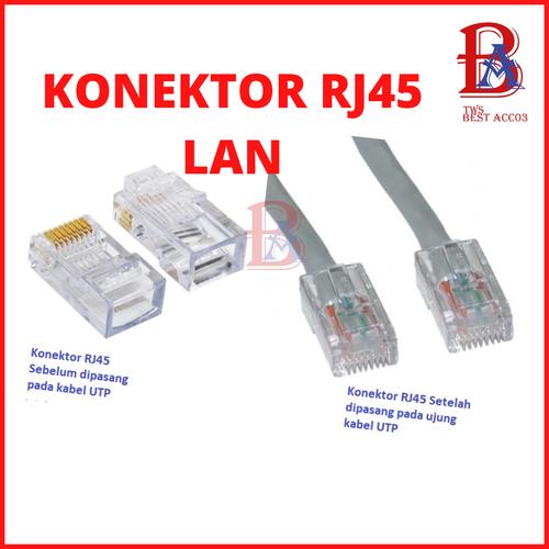 Jual KONEKTOR RJ45 LAN / RJ 45 - Jakarta Utara - BESTAcc03 | Tokopedia
