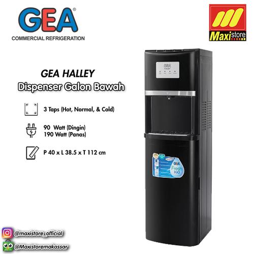 Jual GEA HALLEY Dispenser Galon Bawah - Garansi Resmi - gosendcar ...