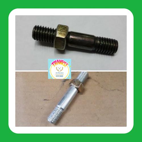 Jual baut tanam manifold m10 x 1.25 x 1.25 x 50mm + mur drat halus ...