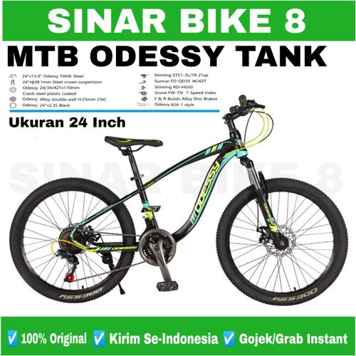 Jual Sepeda Gunung MTB ODESSY TANK MT 2488 Ukuran 24,26 Inch 21 Speed ...