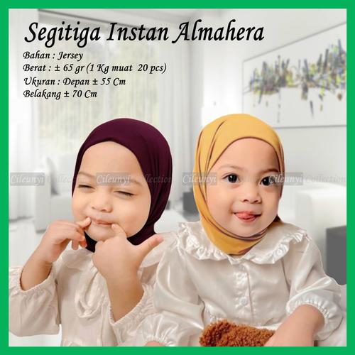 Jual Segitiga Anak Almahera Hijab Segi 3 Instan Jersey Premium Jilbab ...