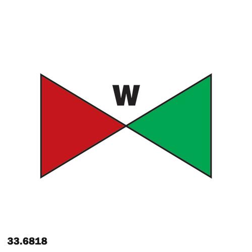 Jual IMO Symbol Main Section Valve 33.6818 / Sticker IMO fluorescent ...