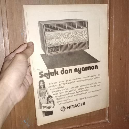 Jual Iklan Cetak Jadul Hitachi Air Conditioner - Kota Bandung - Kawan ...