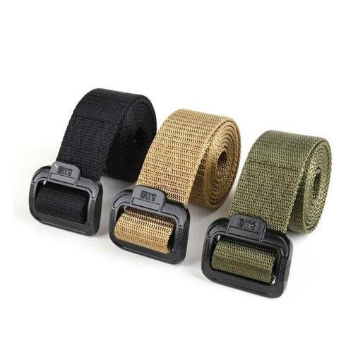 Jual Ikat Pinggang 5011 Sabuk Import Kopel Besi/ Belt Nylon TNI Polisi ...