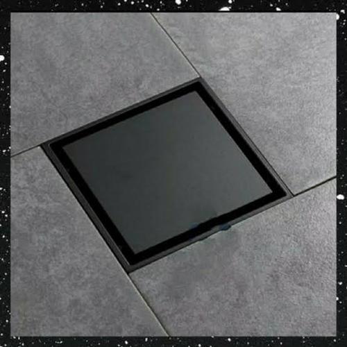 Jual Smart drain kuningan di lapisin hitam || smart floor drain hitam ...