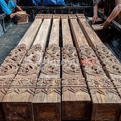 Jual Pilar soko guru ukir kayu jati kuno - Pilar nangka - Kab. Demak ...