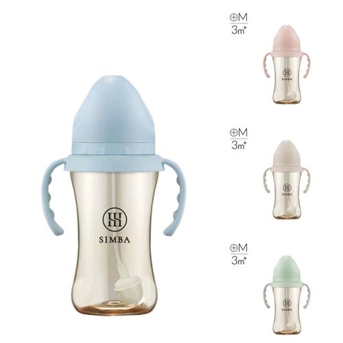 Jual Simba Allonge PPSU Straw Feeding Bottle With Handle 270 ml Cross ...