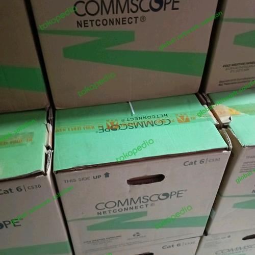 Jual kabel utp cat 6 amp commscope / kabel lan cat 6 commscope ORI ...