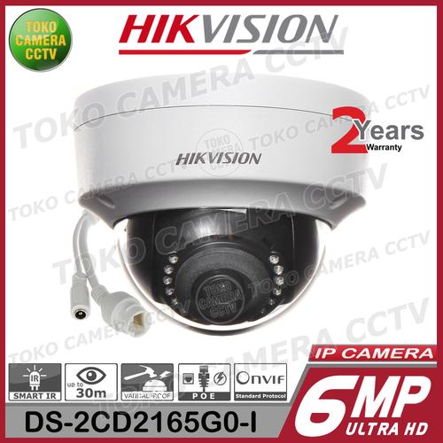 Jual IP CAMERA 6MP HIKVISION DS-2CD2165G0-I DOME - Jakarta Barat - TOKO CAMERA CCTV | Tokopedia