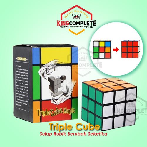 Promo Alat Sulap Triple Cube magic Sulap Rubik Berubah - Kota Bandung ...