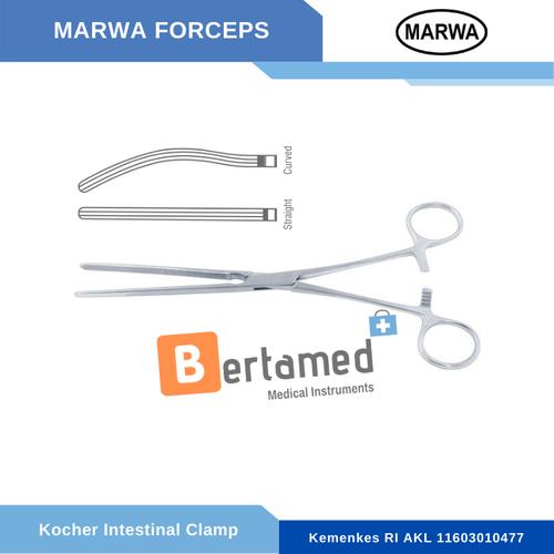 Jual Kocher Intestinal Clamp Straight / Klem Usus Lurus - Curved-25cm ...