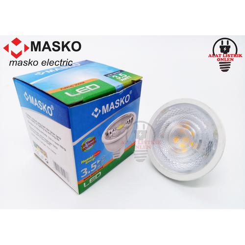 Jual MASKO LAMPU HALOGEN LED 3.5W MR 16 sorot 3.5 w watt hallogen TUSUK ...