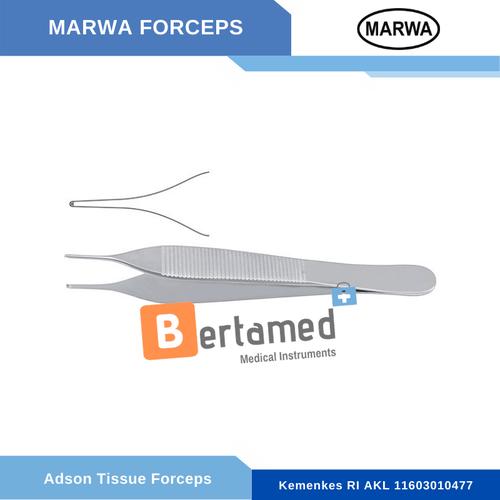 Jual Pinset Adson Dissecting or Tissue Forcep 1 x 2 Teeth - 12 cm ...