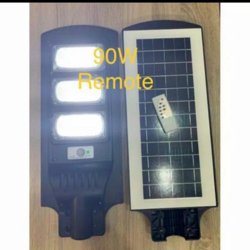 Jual lampu jalanled solar sel 90w 90 watt pju solar sel cell 90watt ...