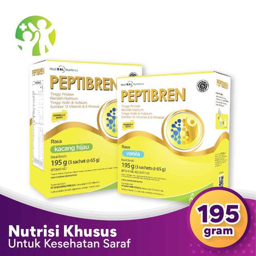 Jual Bundle 2 Box Peptibren - Nutrisi Kesehatan Saraf - Kacang Hijau ...