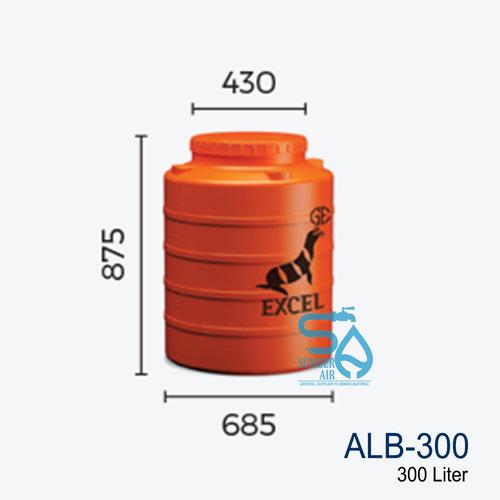 Jual TANGKI / TOREN AIR BLOW 250 LITER - EXCEL ALB-300 - Orange - Kota ...