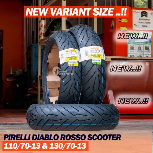 Jual PIRELLI DIABLO ROSSO SCOOTER 110/70-13 130/70-13 BAN STANDART NMAX - 120/70-13 - Jakarta ...