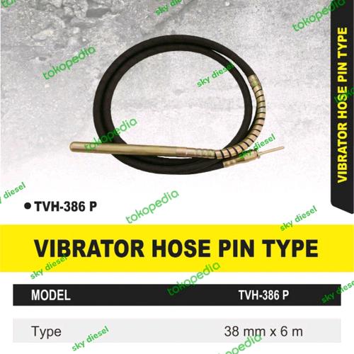 Jual selang vibro beton 38x6 meter model pin/colok vibro hose pin type ...