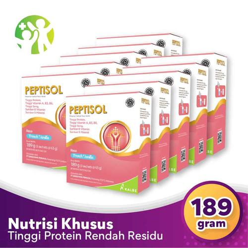 Promo Bundle 10 Box Peptisol - Nutrisi Tinggi Protein Rendah Residu ...