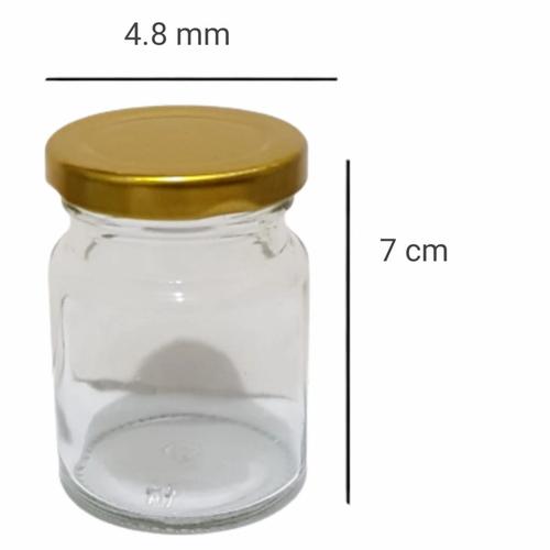 Jual 070 ml botol silinder kaca / Botol kaca jar 70 ml / Botol Silinder ...