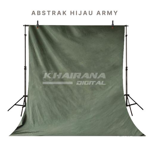 Jual Background Backdrop Layar Foto Studio Hijau army 4x6meter - Kota ...